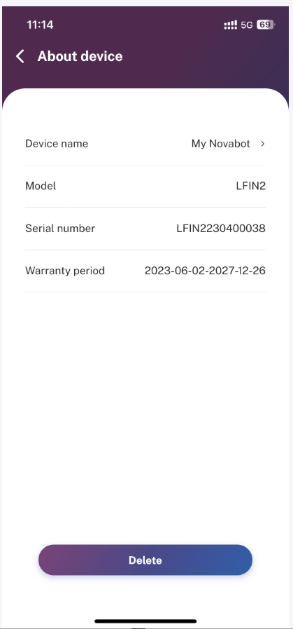 How to disconnect Novabot from your APP – Novabot.lfi