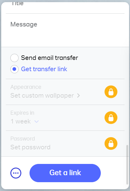 How to send videos or pictures through wetransfer – Novabot.lfi