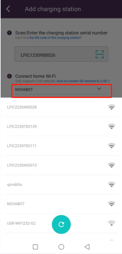 How to connect Novabot to your APP – Novabot.lfi