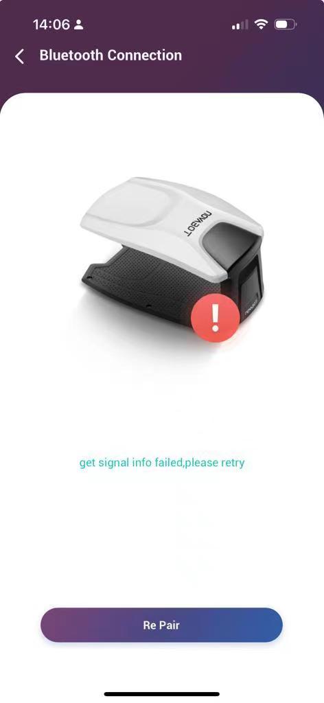 Get signal info failed, pls retry – Novabot.lfi