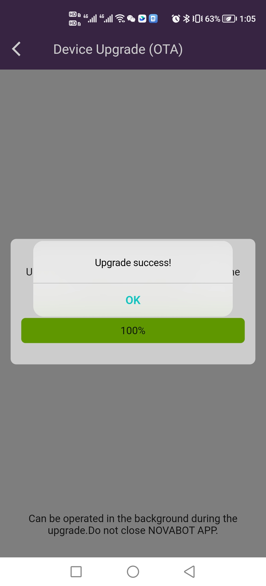 How to update firmware – Novabot.lfi