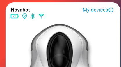 Description for the signs on the app and mower screen – Novabot.lfi